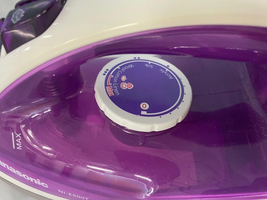 Panasonic NI-E500T steam irons 蒸汽熨斗, 家庭電器, 熨斗及掛熨機 - Carousell