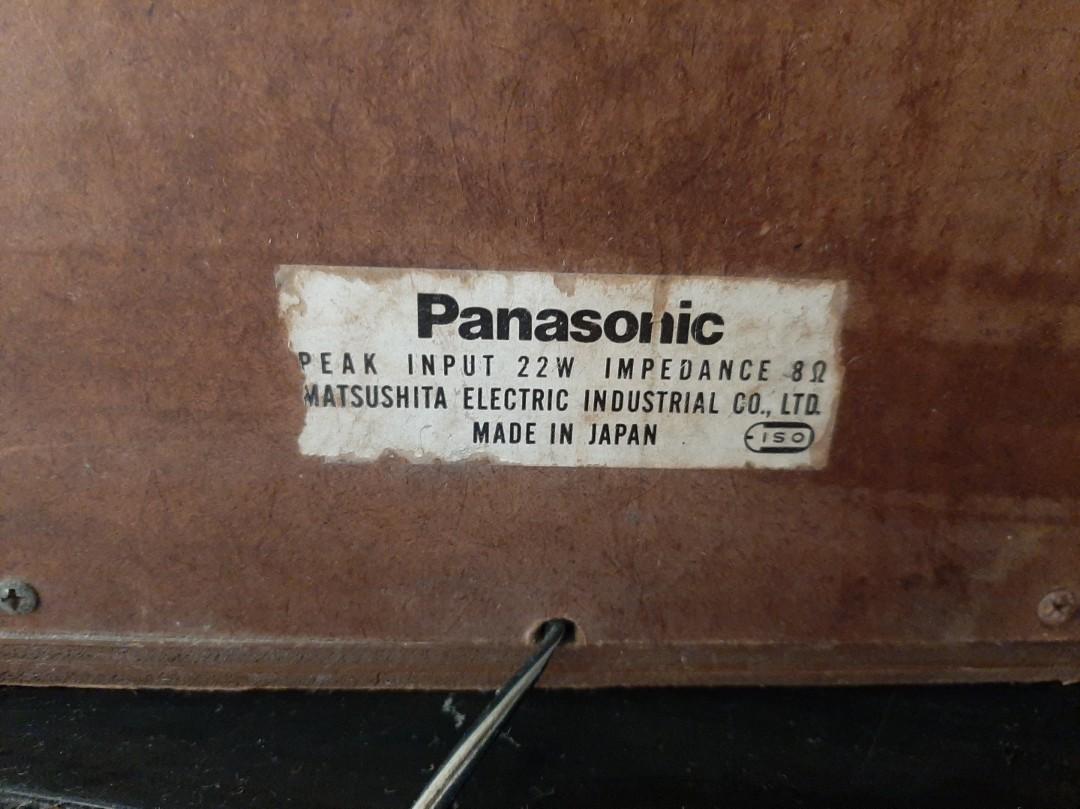 Panasonic turntable vintage, Audio, Other Audio Equipment on Carousell