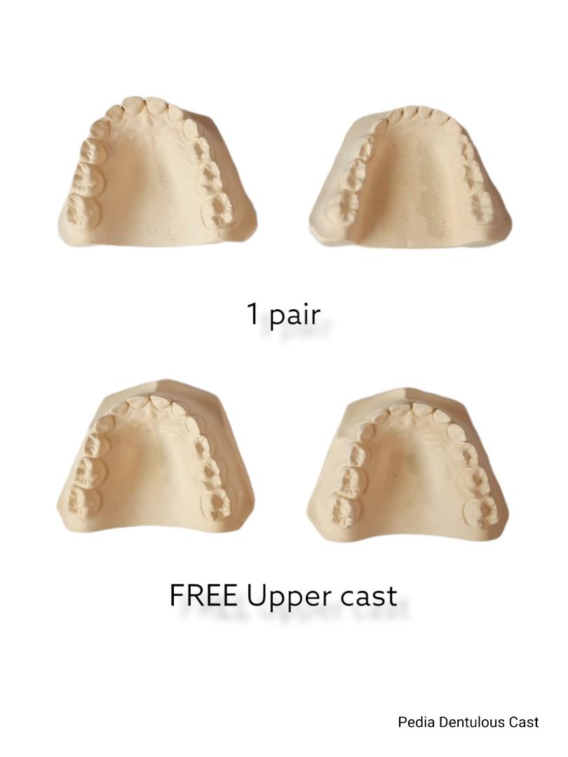 Pedia Dentulous Cast w/ free 2 pedia upper cast, Health & Nutrition ...
