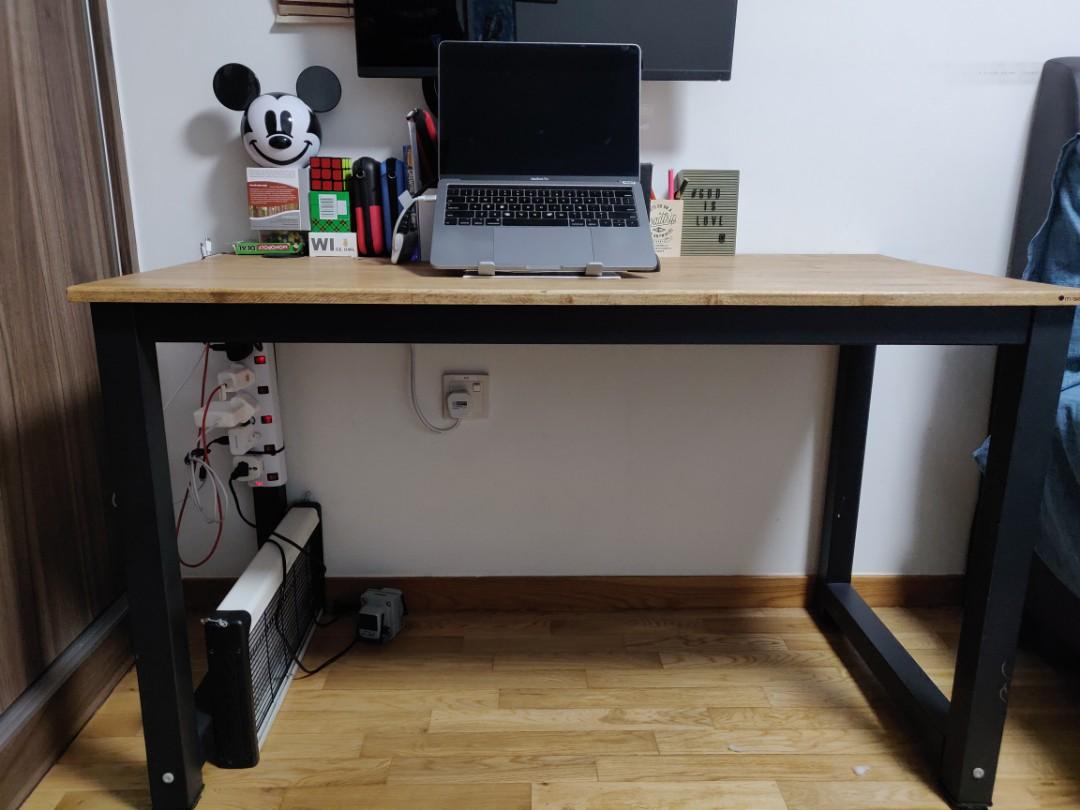 Pinewood Desk, Furniture & Home Living, Furniture, Tables & Sets on ...