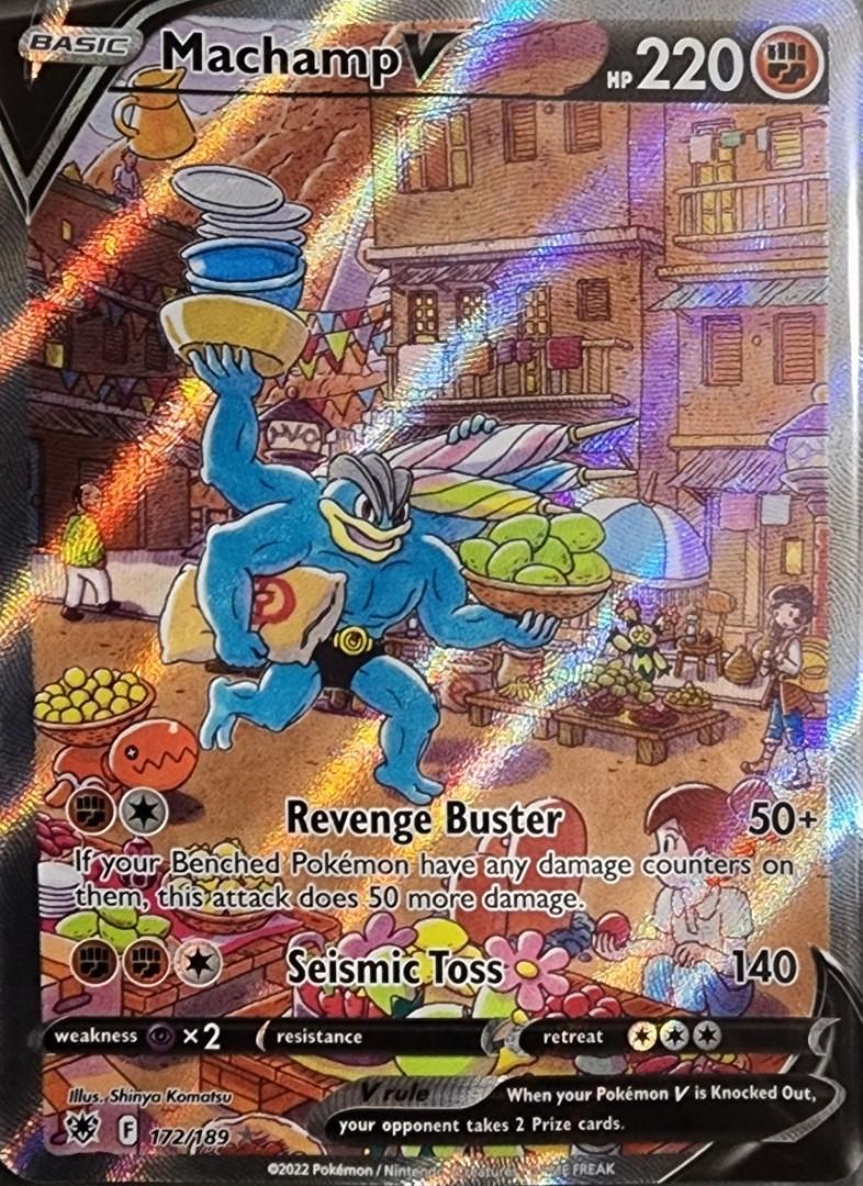 Pokemon Machamp V (Alternate Full Art), Hobbies & Toys, Toys & Games on ...
