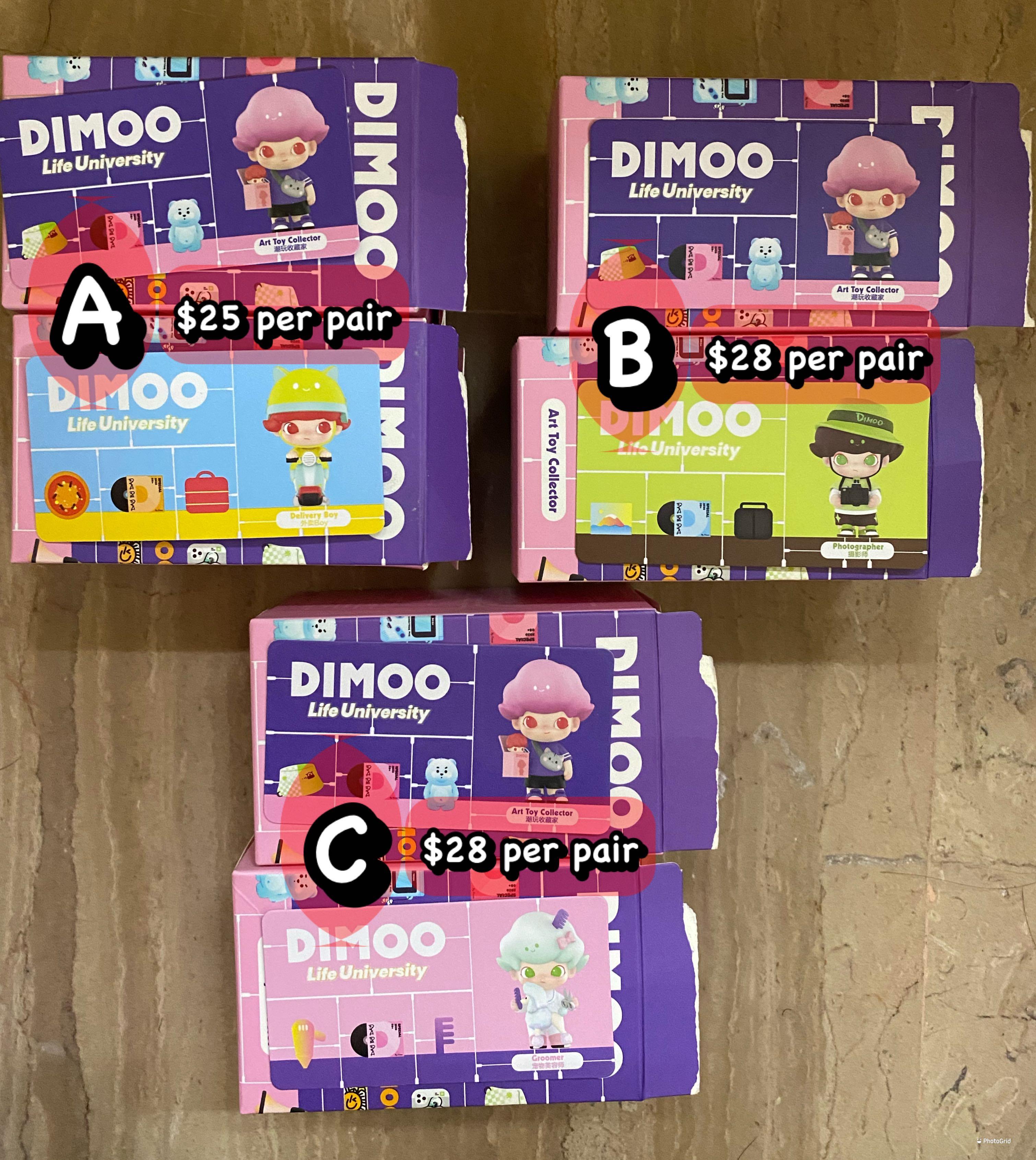 Popmart dimoo life university, Hobbies & Toys, Toys & Games on Carousell