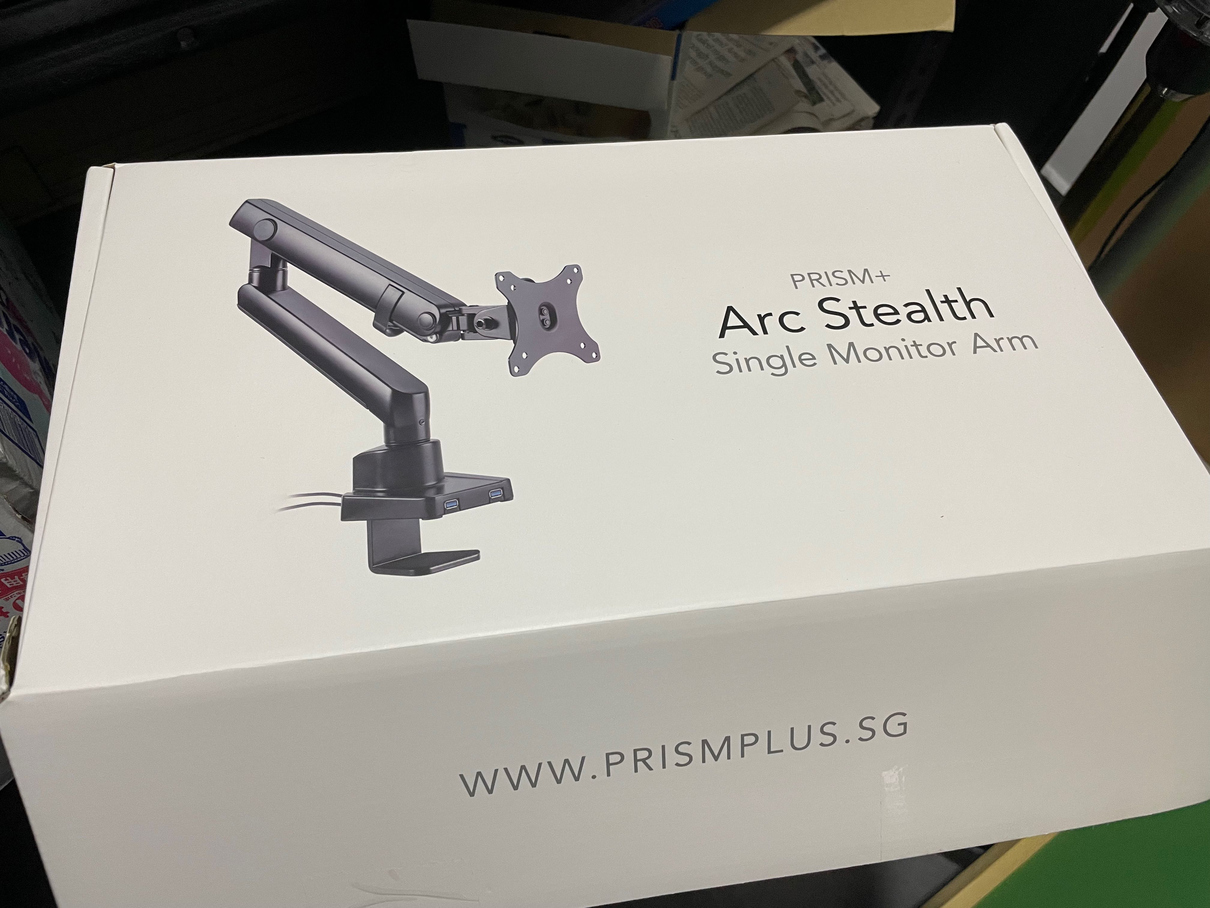 PRISM+ Arc Stealth Single Monitor Arm, Computers & Tech, Parts ...