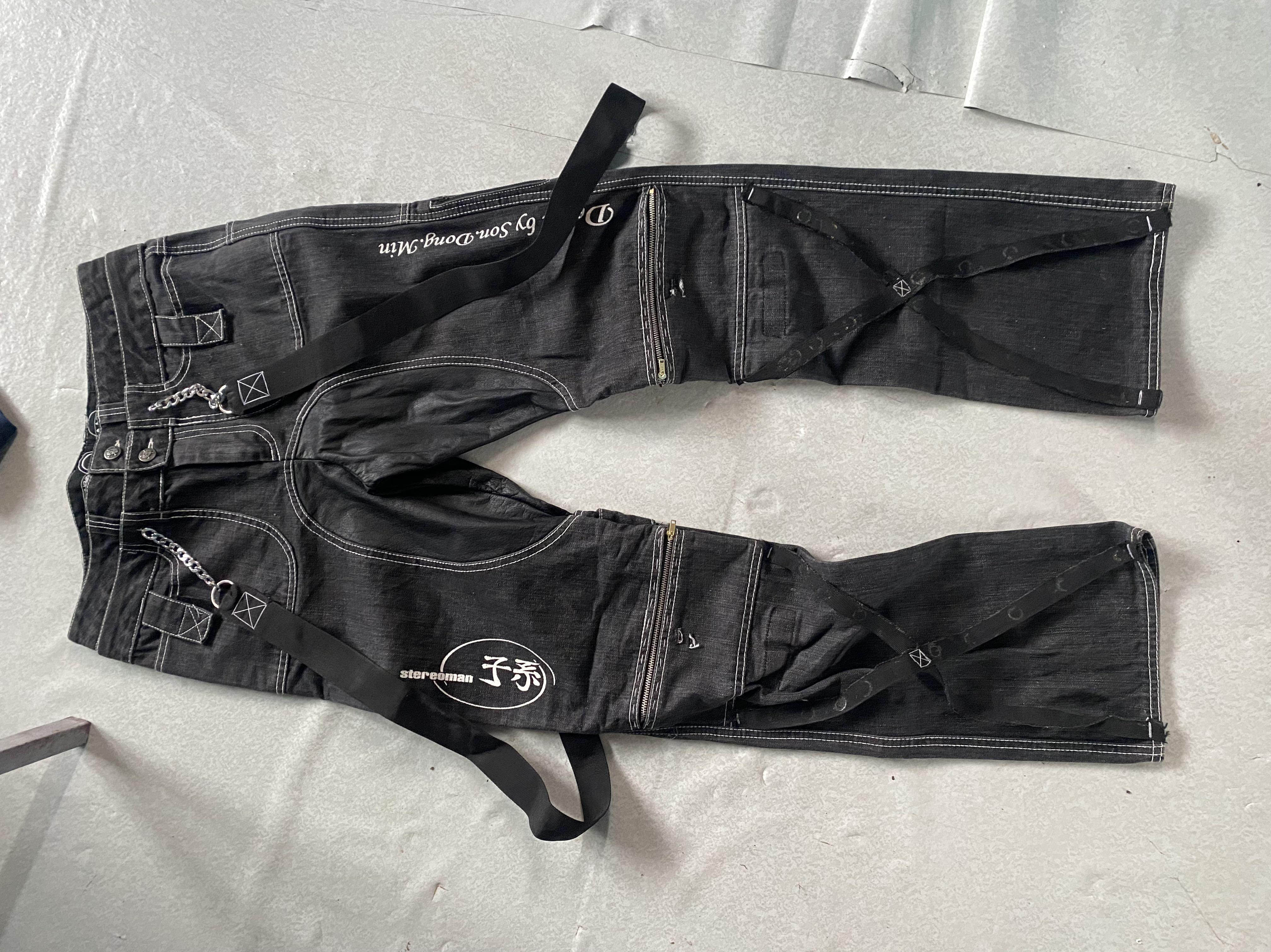 punk goth grunge pants GLP madpunk punk rave tripp nyc skull print, Men ...