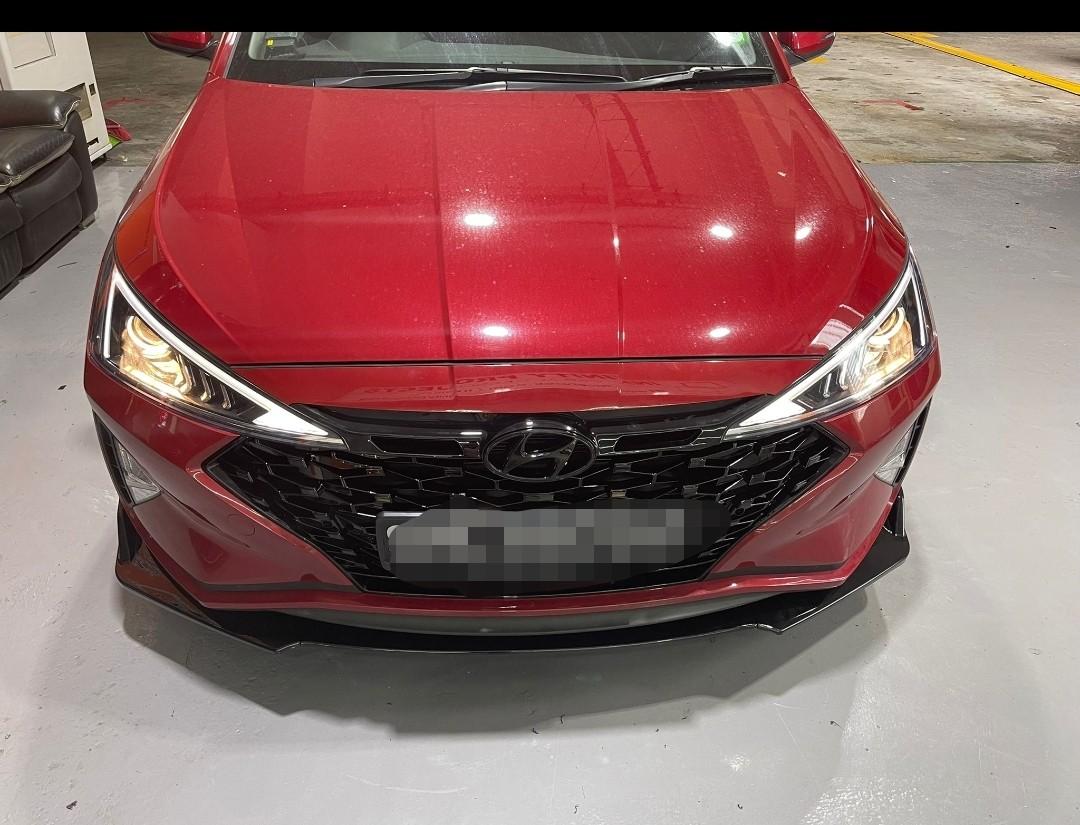 (Restocking End March April Glossy Black) Hyundai Avante 2019 Mesh Net ...