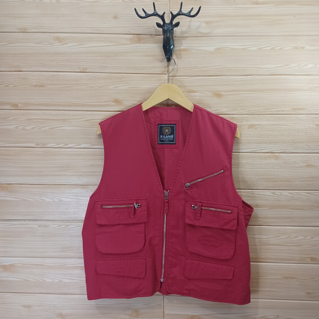 Rompi / Vest E-land Size XL (Size Chart Rompi) P6o L57, Fesyen Pria ...