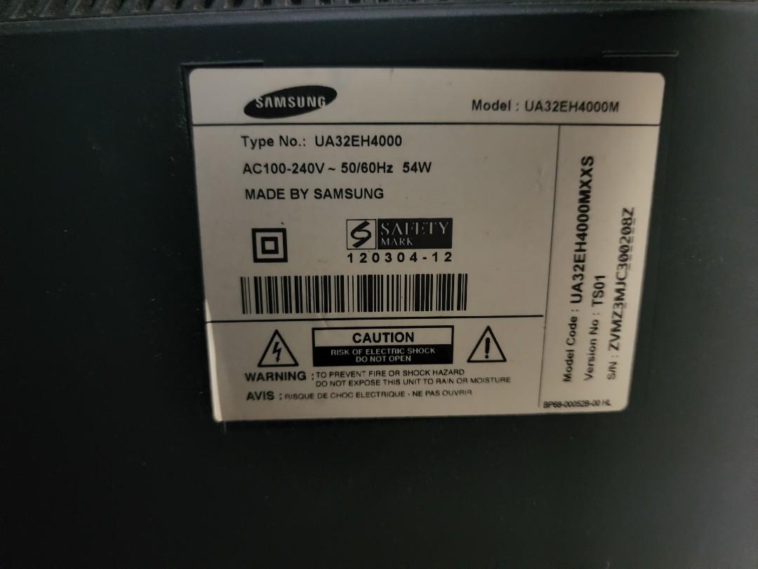 Samsung 32 inch TV (non-smart), TV & Home Appliances, TV ...