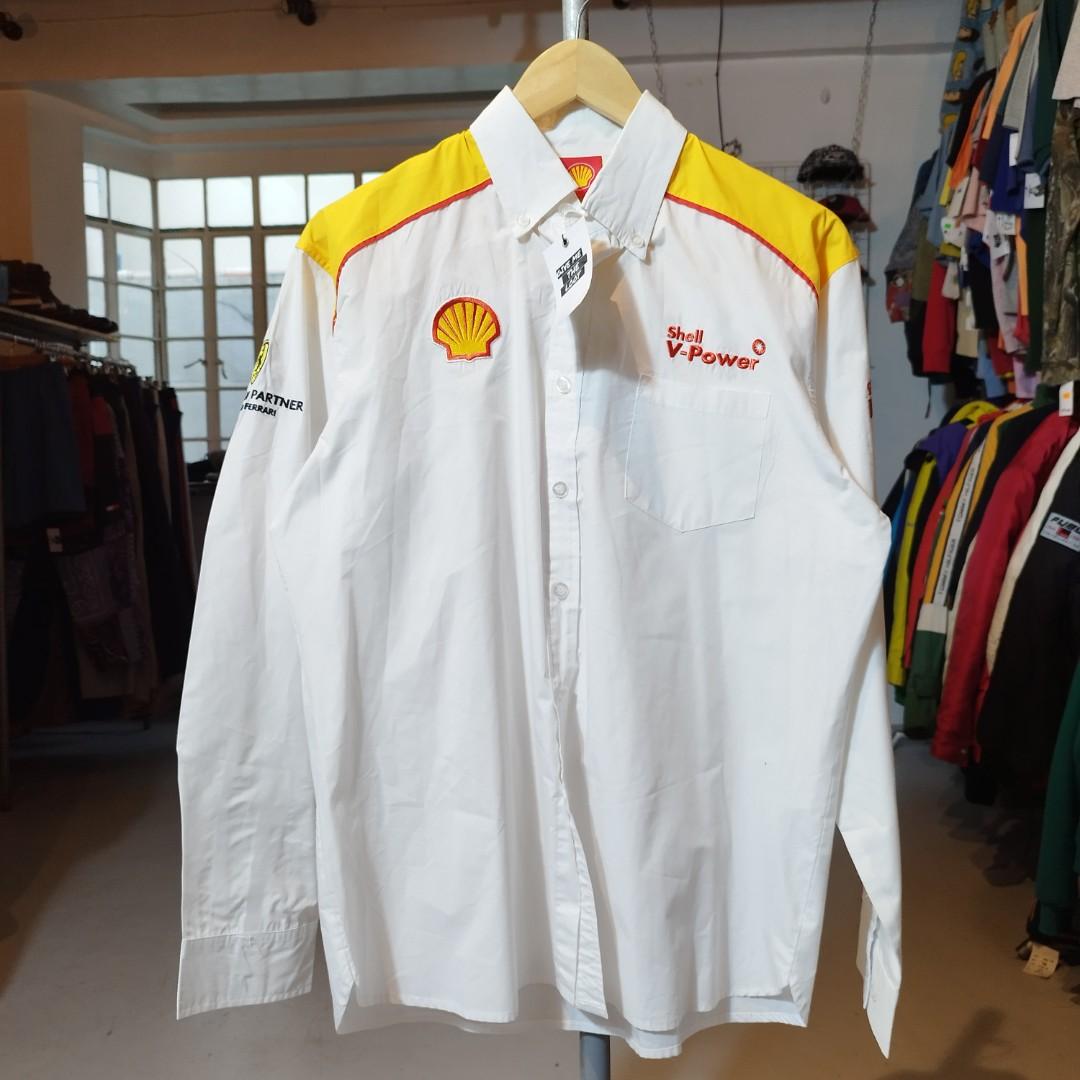 Shell work wear button down, Men's Fashion, Tops & Sets, Tshirts & Polo ...