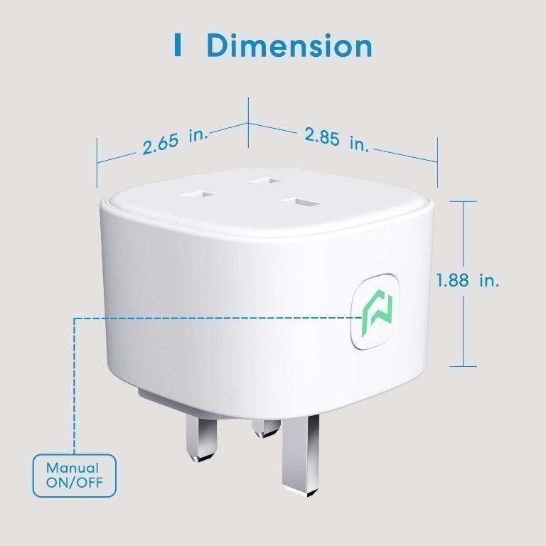 Smart Plug WiFi Socket Works with Amazon Alexa, Google Home [New Model ...
