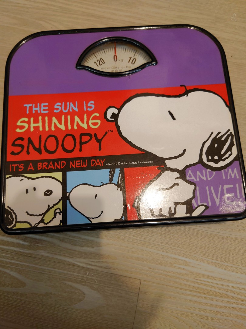 Snoopy Weighing Scale, Furniture & Home Living, Bathroom & Kitchen ...