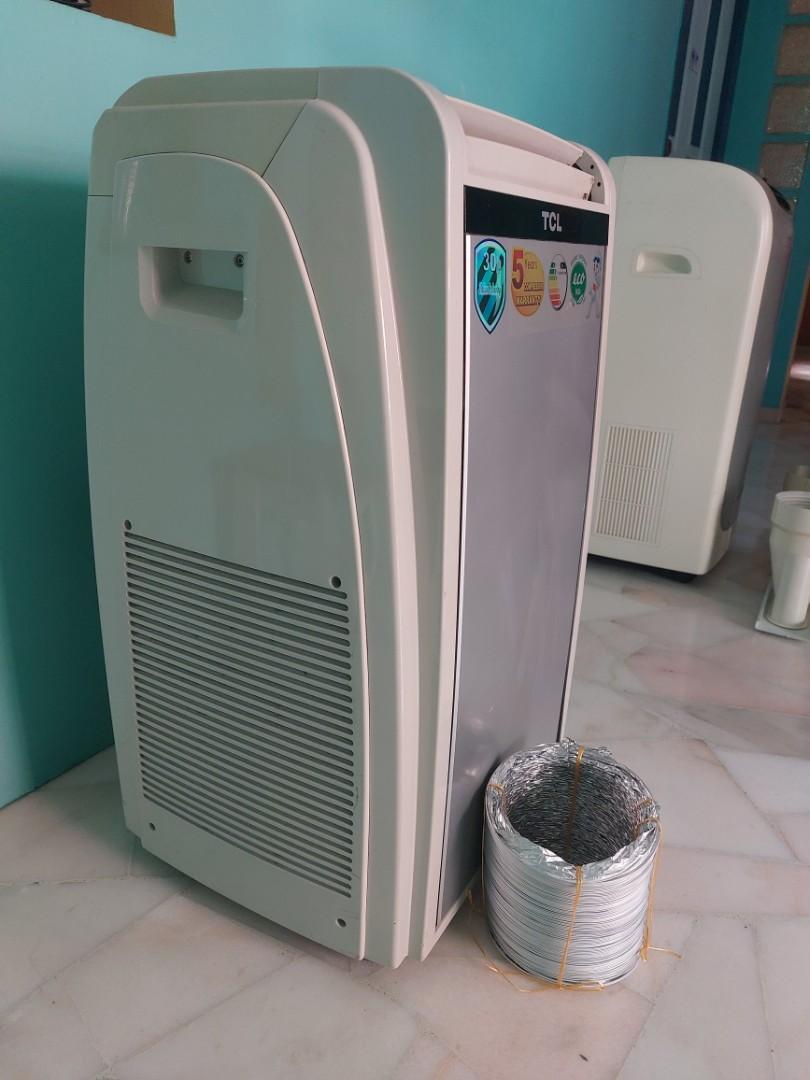TCL portable aircon 12000 BTU/h, TV & Home Appliances, Air Conditioners ...