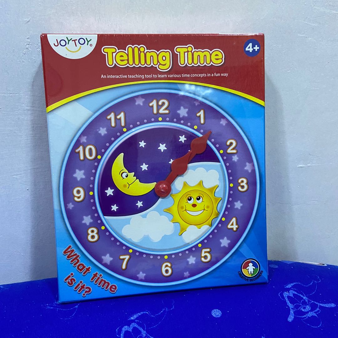 Telling Time 4+, Hobbies & Toys, Toys & Games on Carousell