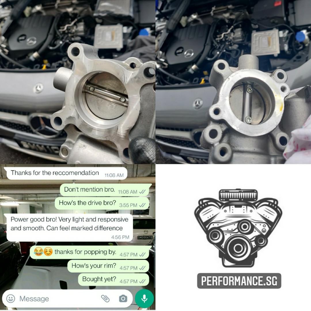 Throttle body porting and polishing w204 w207 w212 x156 x253 w213 w117 ...