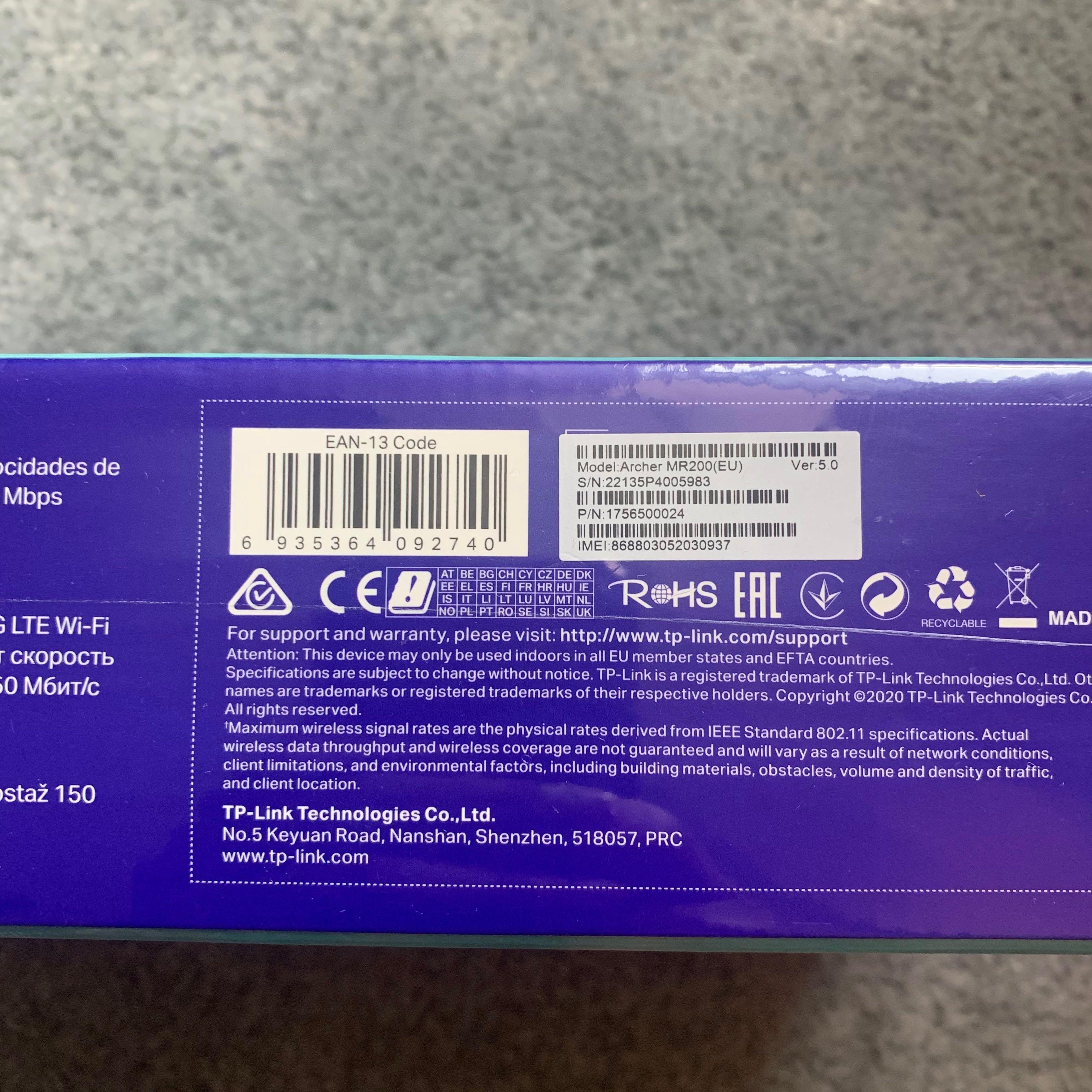 TP Link AC750 Router Sim Card 4G LTE Computers Tech Parts tp-link-ac750-router-sim-card-4g-lte-computers-tech-parts