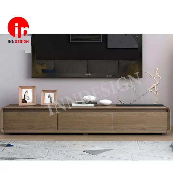 TV Console 6ft TV Rounded Edge TV and Coffee Table, Furniture & Home ...