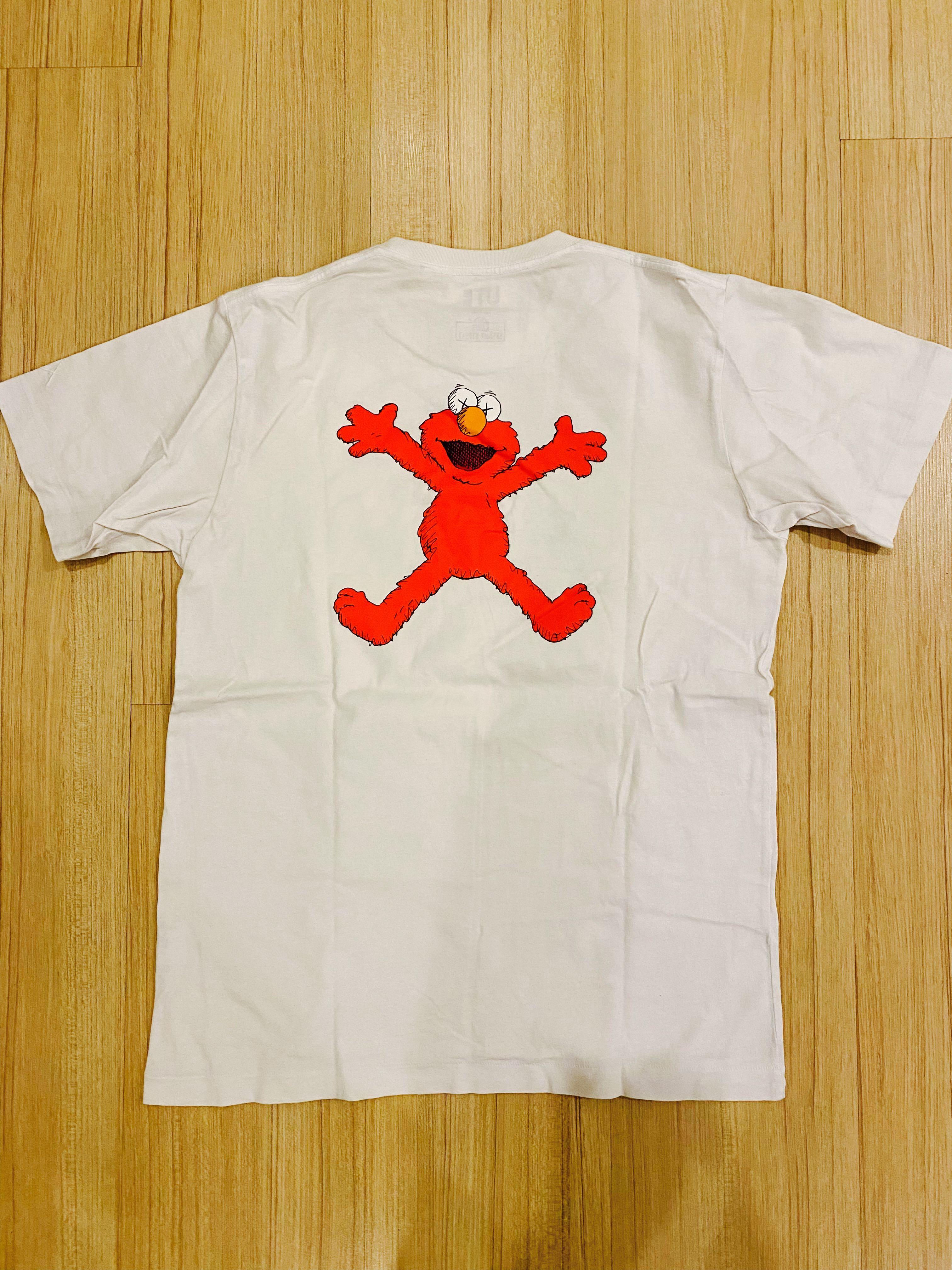 Uniqlo X Kaws Elmo, Men's Fashion, Tops & Sets, Tshirts & Polo Shirts ...
