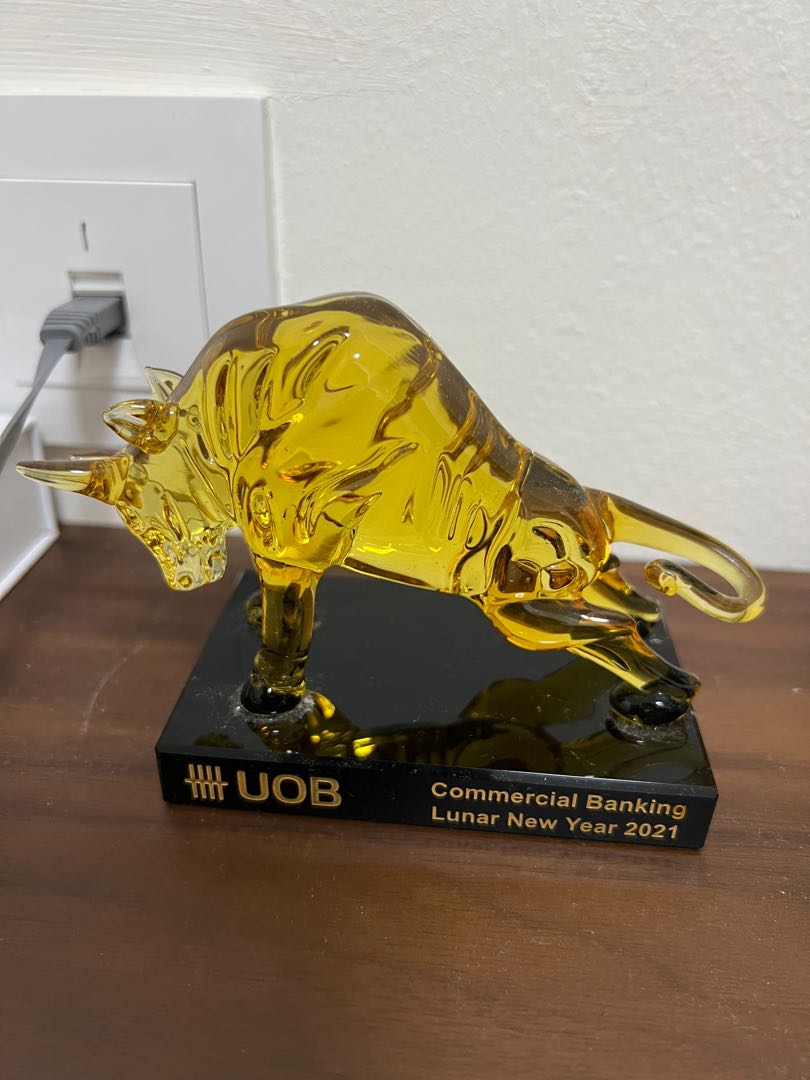 UOB Commercial Banking Bull Display, Hobbies & Toys, Memorabilia ...