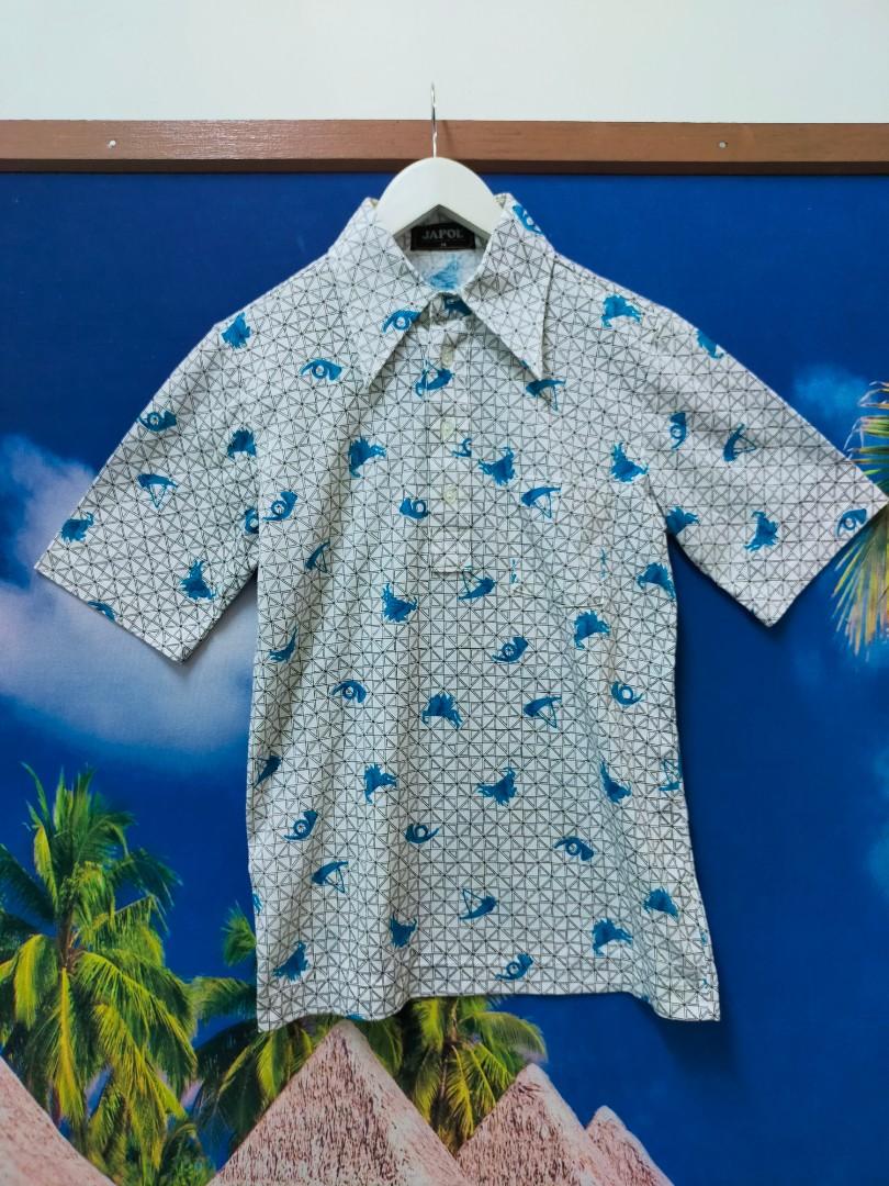 Vintage collar shirt, Men's Fashion, Tops & Sets, Tshirts & Polo Shirts ...