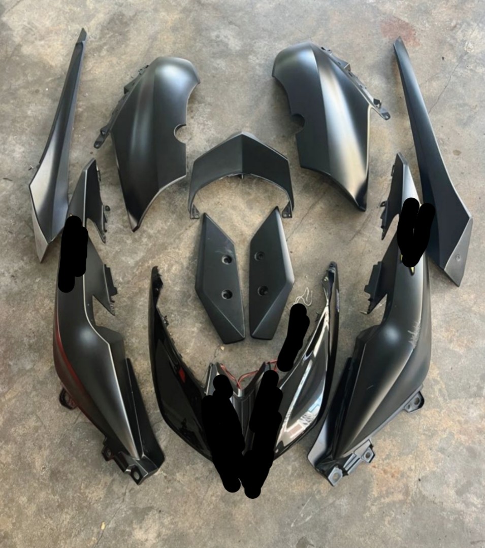 Yamaha xmax cover set black color for sale good condition, Motorcycles ...