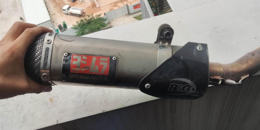 Yoshi Pipe for Fz16, Motorcycles, Motorcycle Accessories on Carousell