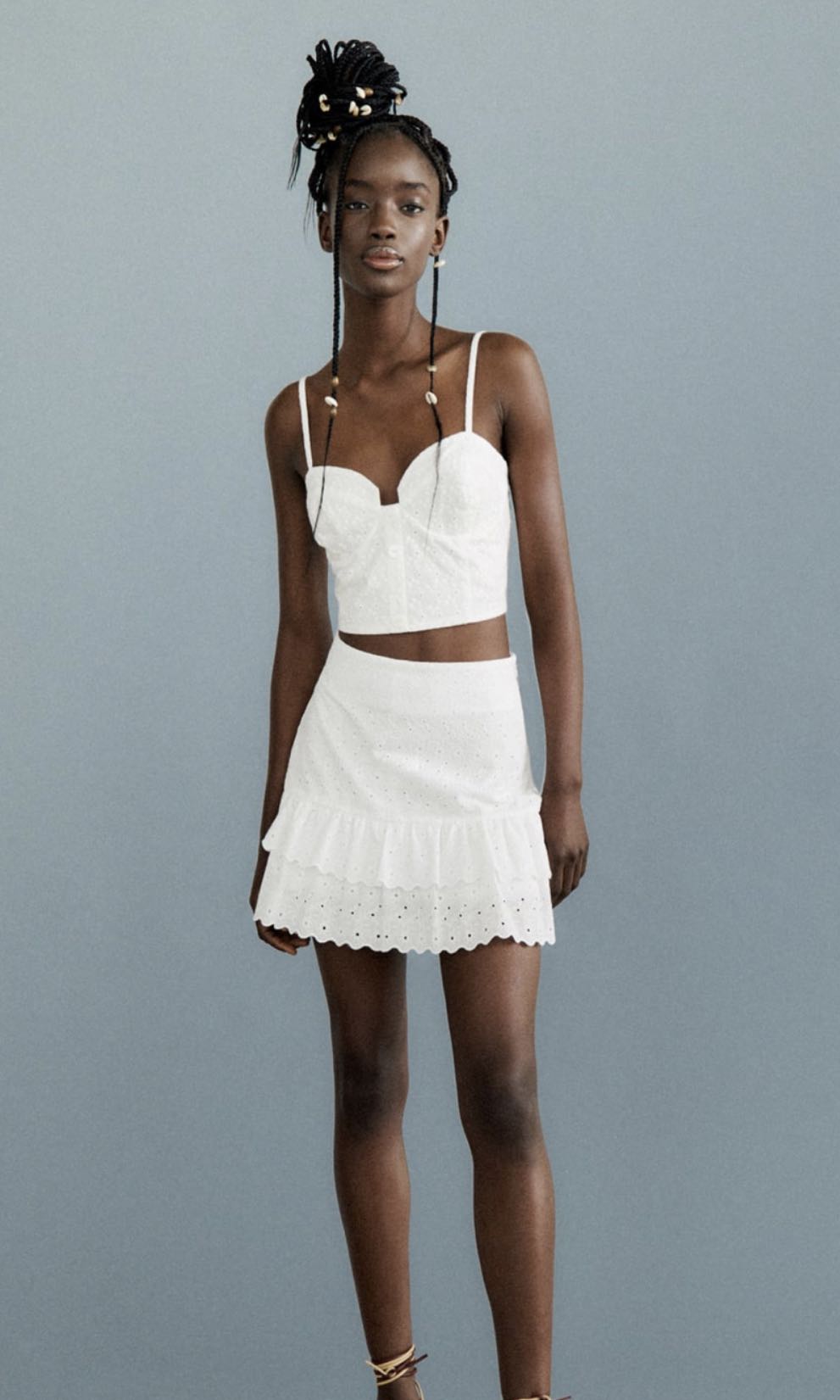 Zara Cutwork Embroidery Set, Women's Fashion, Dresses & Sets, Sets or ...