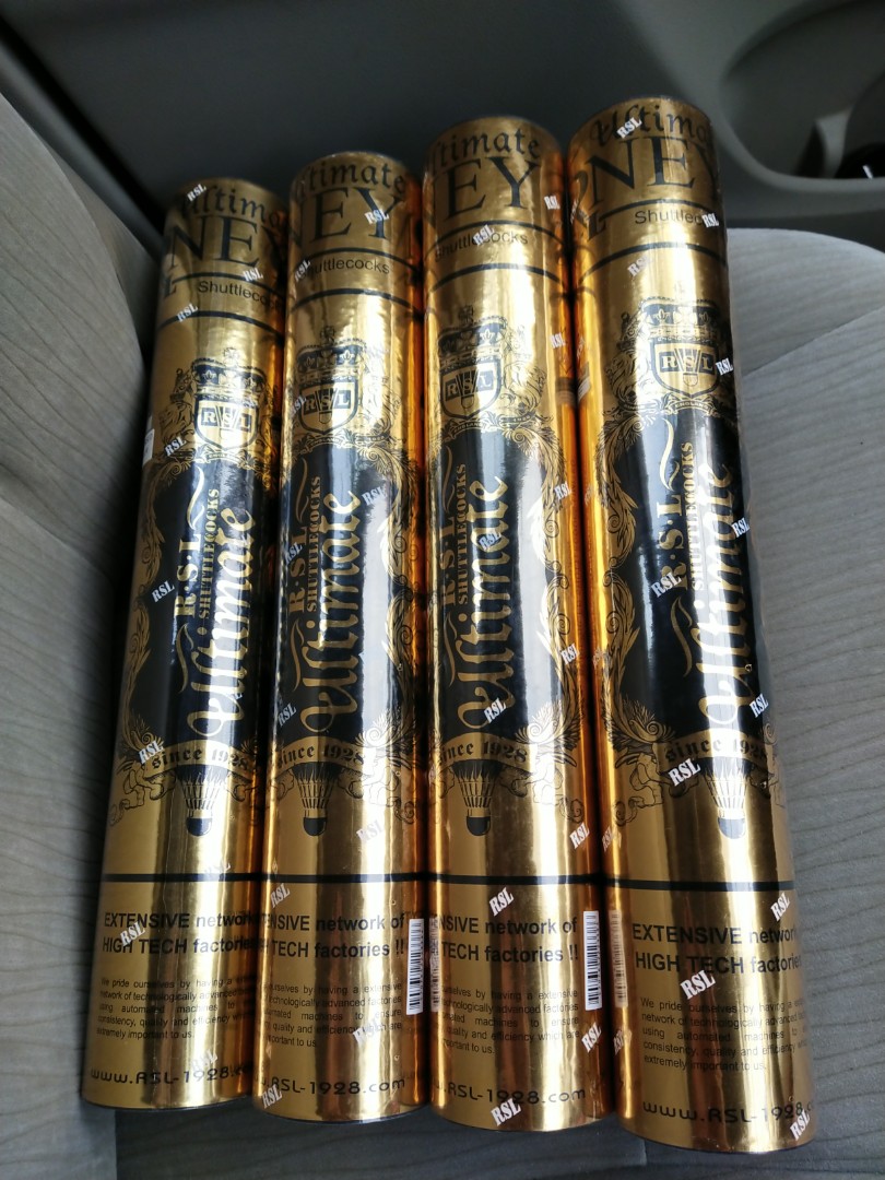 100% AUTHENTIC RSL Ultimate Shuttlecocks, Sports Equipment, Sports ...