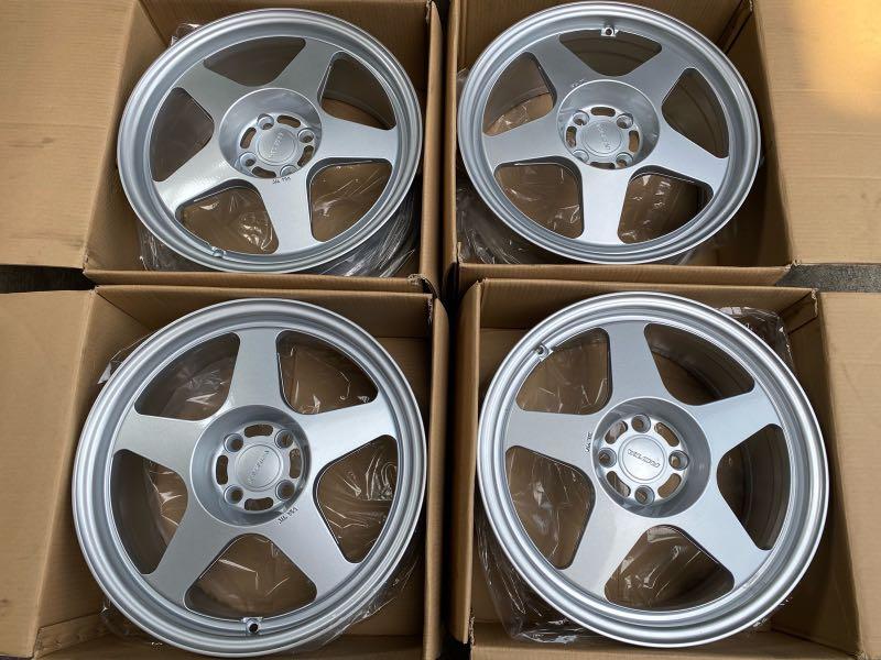 17” Rota Slipstream silver 4Holes pcd 100 Bnew mags, Car Parts ...