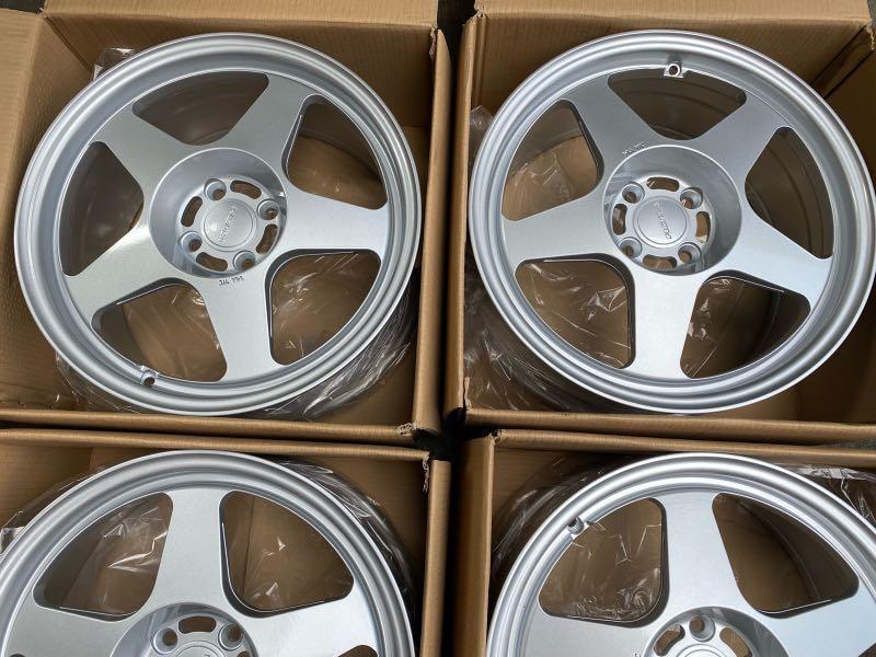 17” Rota Slipstream silver 4Holes pcd 100 Bnew mags, Car Parts ...