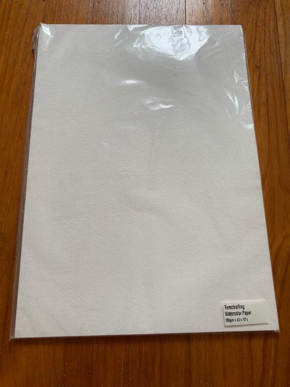 A3 Watercolor paper for Art 4 sheets painting and drawing bloc, Hobbies ...