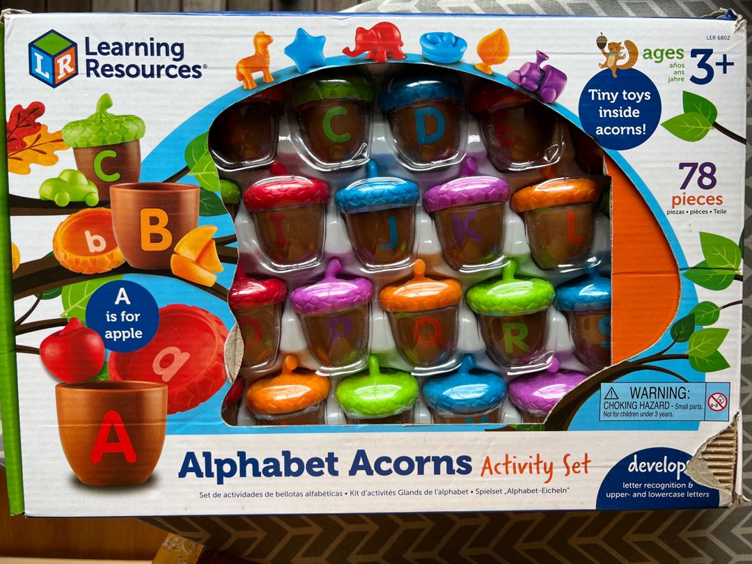 Alphabet Acorns Learning Resources, Hobbies & Toys, Toys & Games on ...