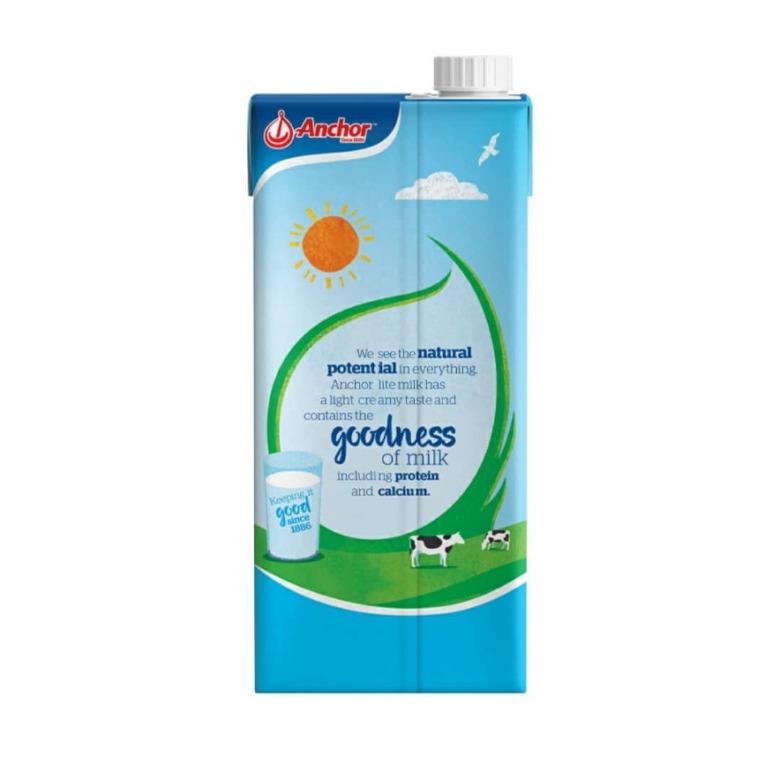 Anchor UHT Low Fat Milk 1L x 12 (Supplier Price), Food & Drinks ...