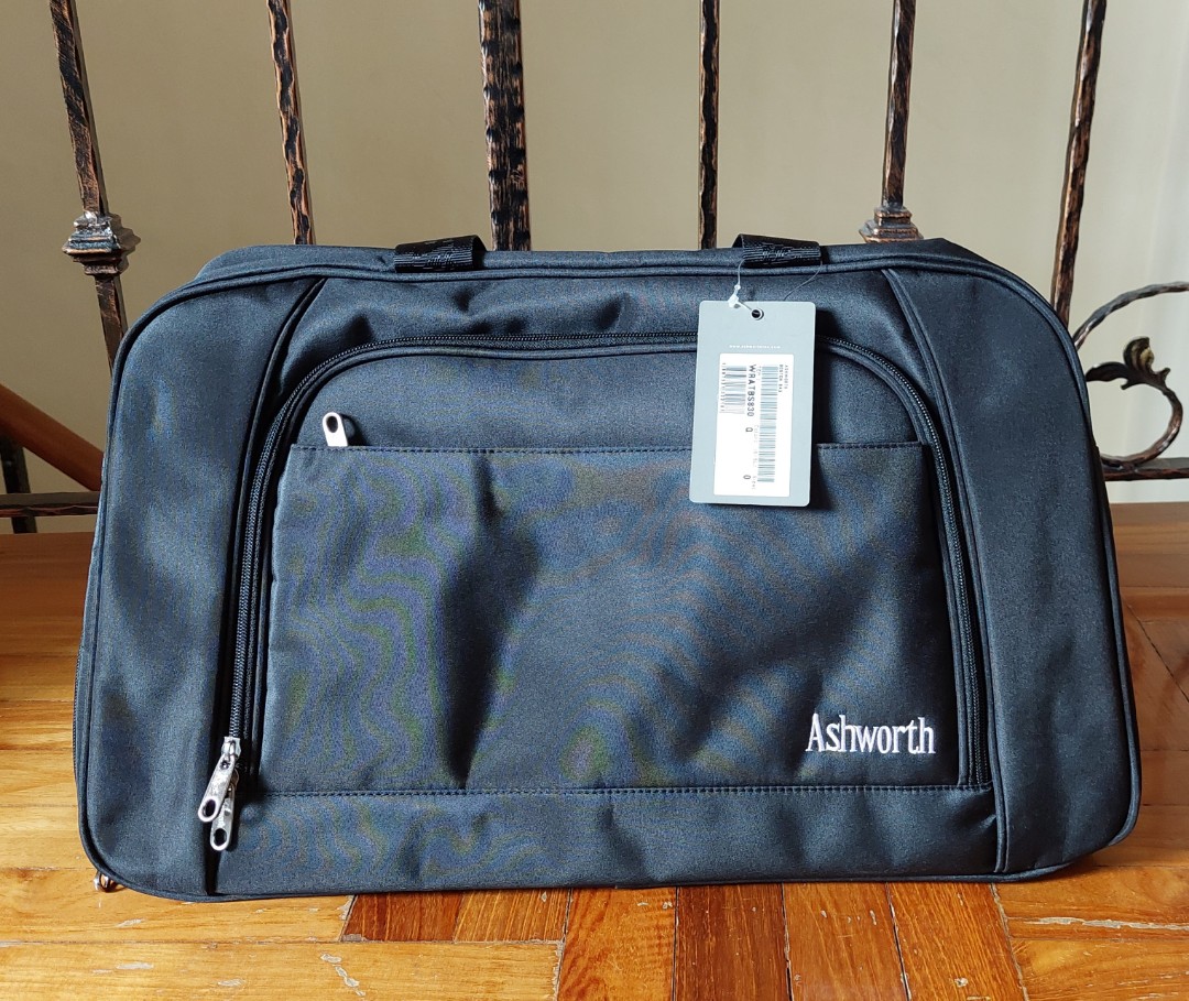 Ashworth Travel Bag Black, Hobbies & Toys, Travel, Travel Essentials ...