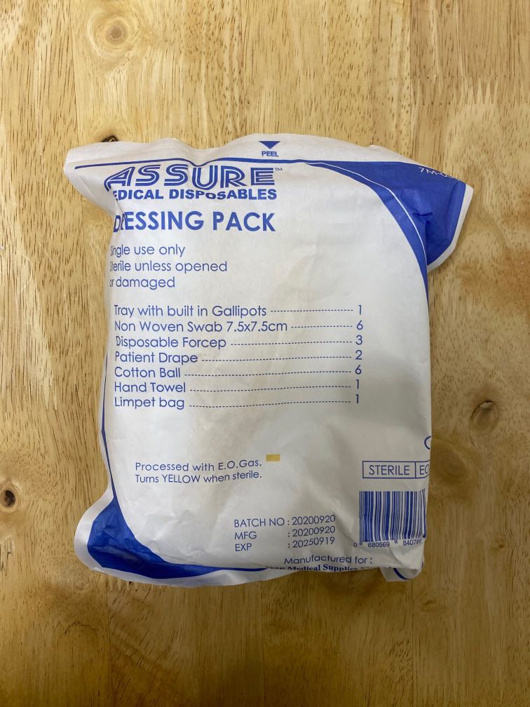 Assure dressing pack x10, Health & Nutrition, Medical Supplies & Tools ...