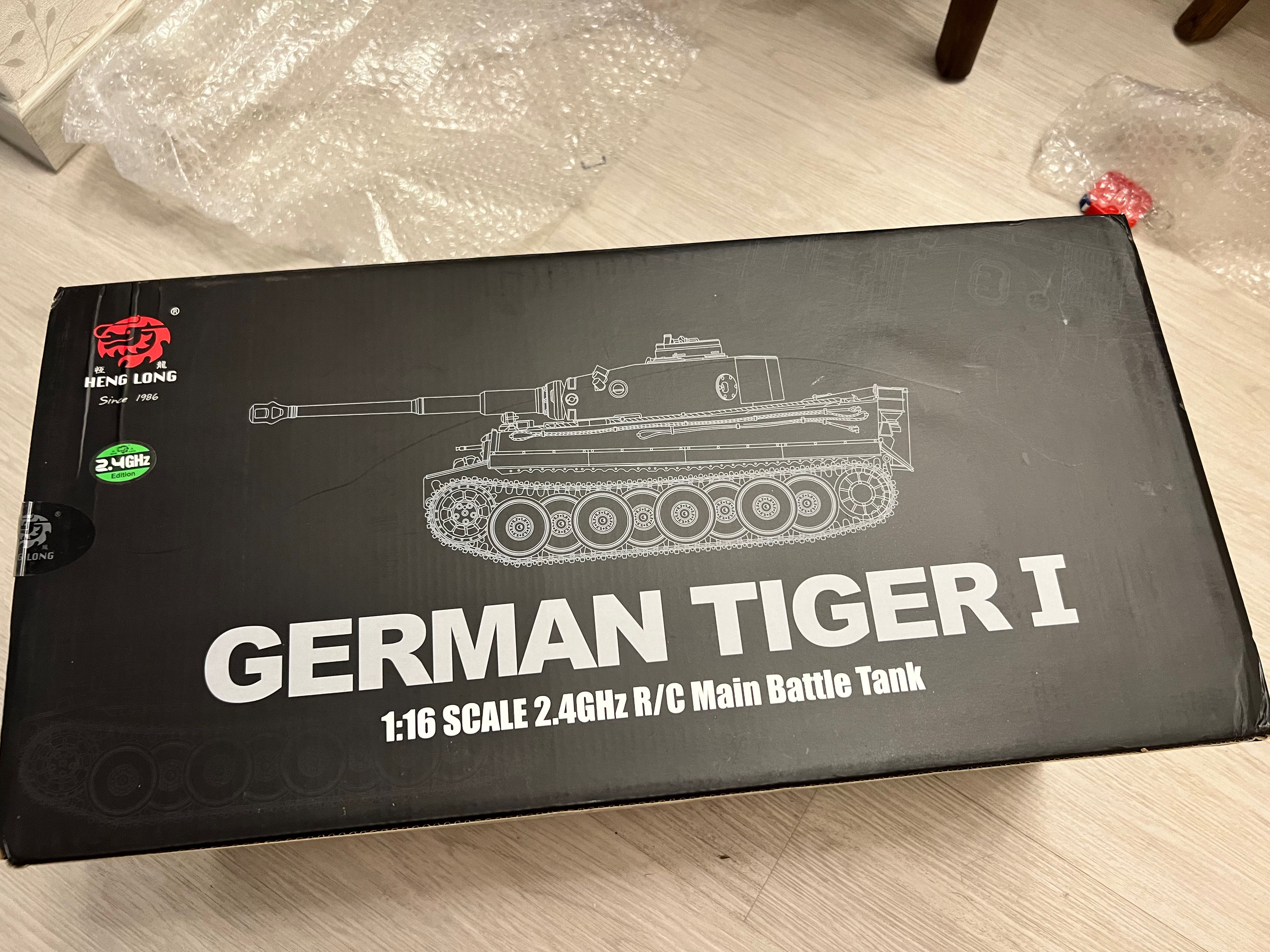 BN Heng Long German Tiger 1, 1:16 Scale 2.4GHz R/C Main Battle Tank ...
