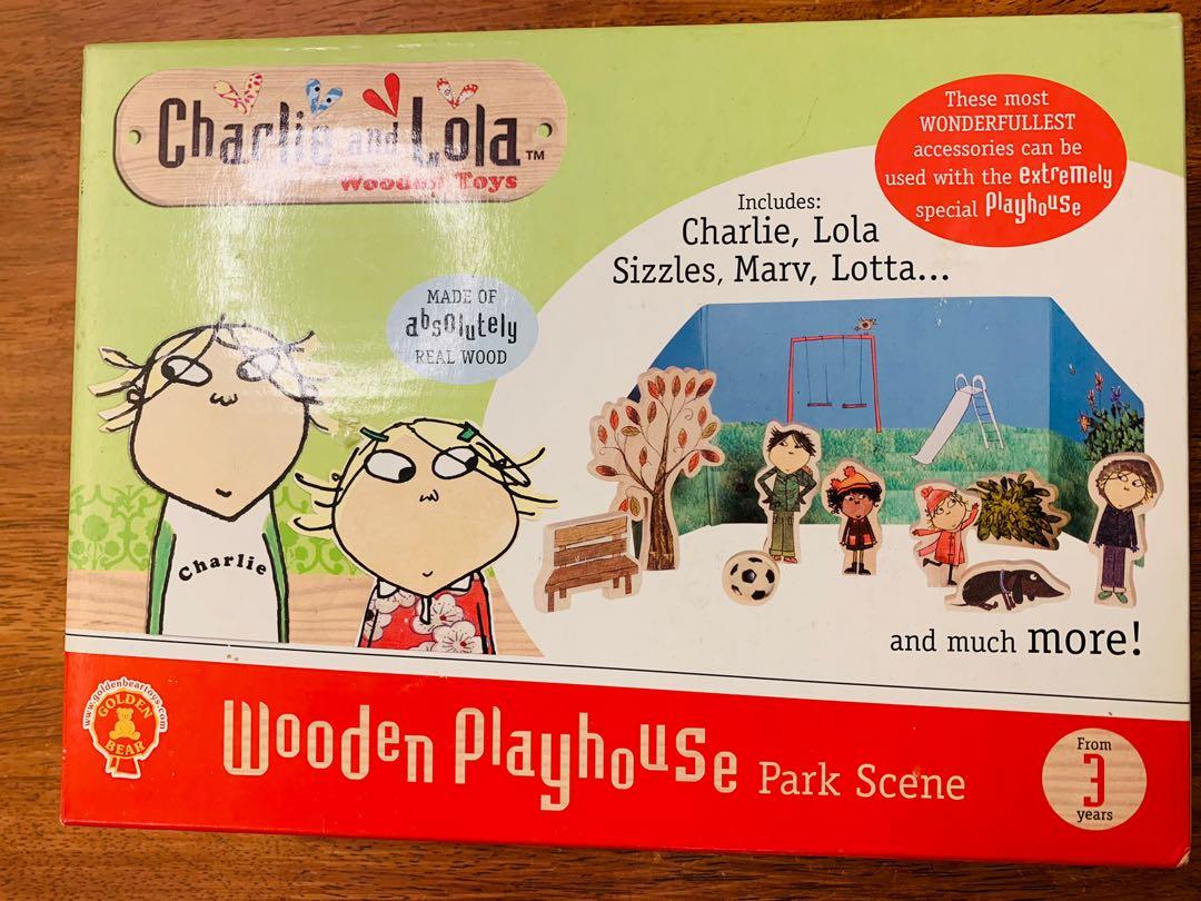 Charlie and Lola wooden playhouse set brand new, 興趣及遊戲, 玩具 & 遊戲類 ...