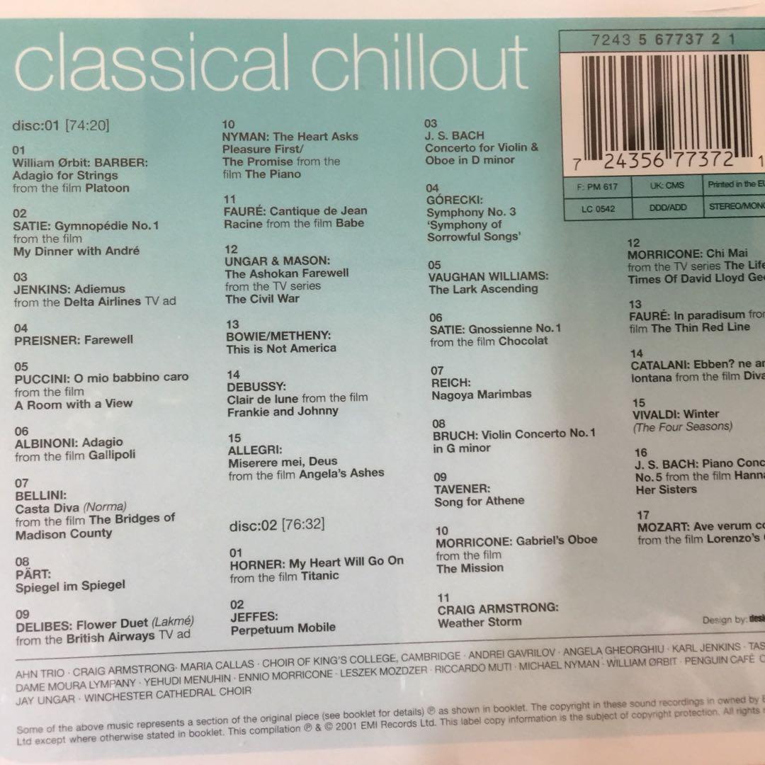 CLASSICAL CHILLOUT: COMPILATION (2CD), Hobbies & Toys, Music & Media ...