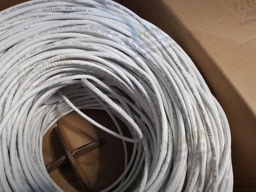 Dahua Cat6 Utp Cable Pure copper white 305m | DH-PFM920I-6UN-C ...