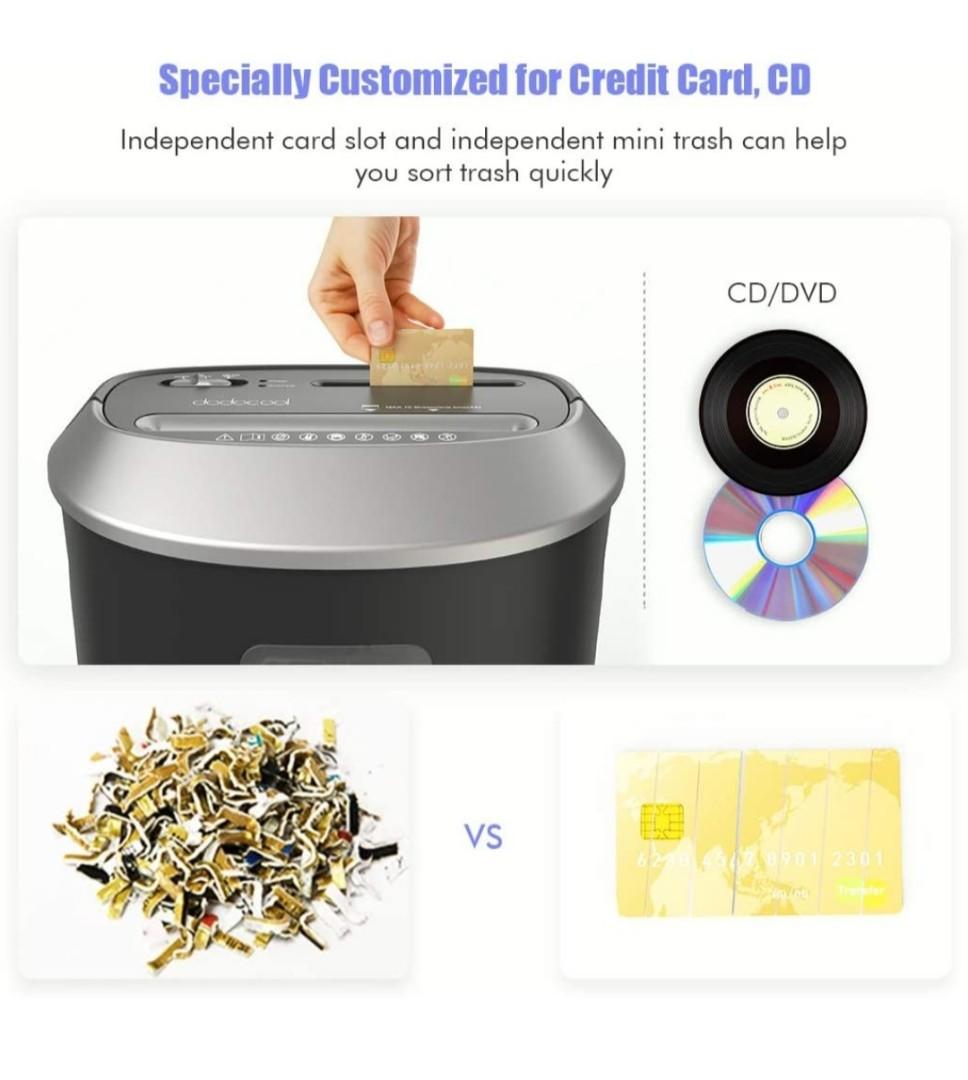 Dodocool Paper shredder, Computers & Tech, Office & Business Technology ...