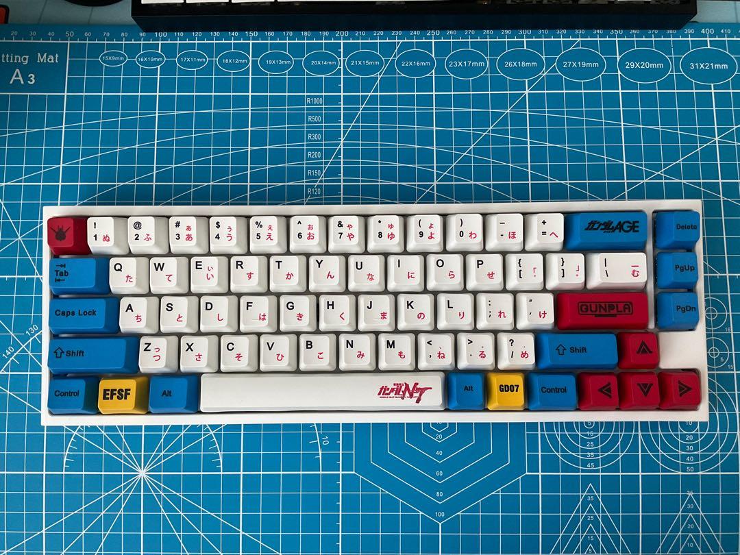 Ducky One 2 SF w/ Gundam Keycaps, Computers & Tech, Parts & Accessories ...