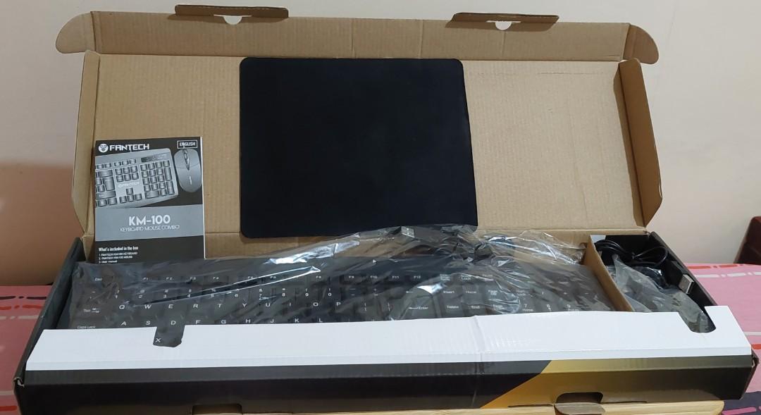 Fantech KM-100 Keyboard Mouse Combo with FREE MOUSE PAD, Computers ...