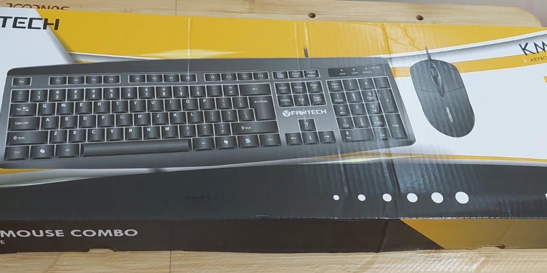 Fantech KM-100 Keyboard Mouse Combo with FREE MOUSE PAD, Computers ...