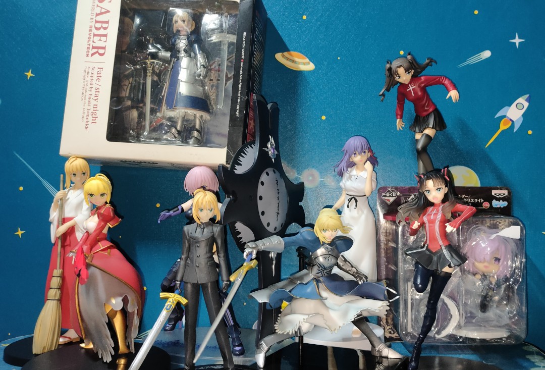 Fate Authentic Figures 13 pcs. (Saber, Rin Tohsaka, Sakura, Mash ...