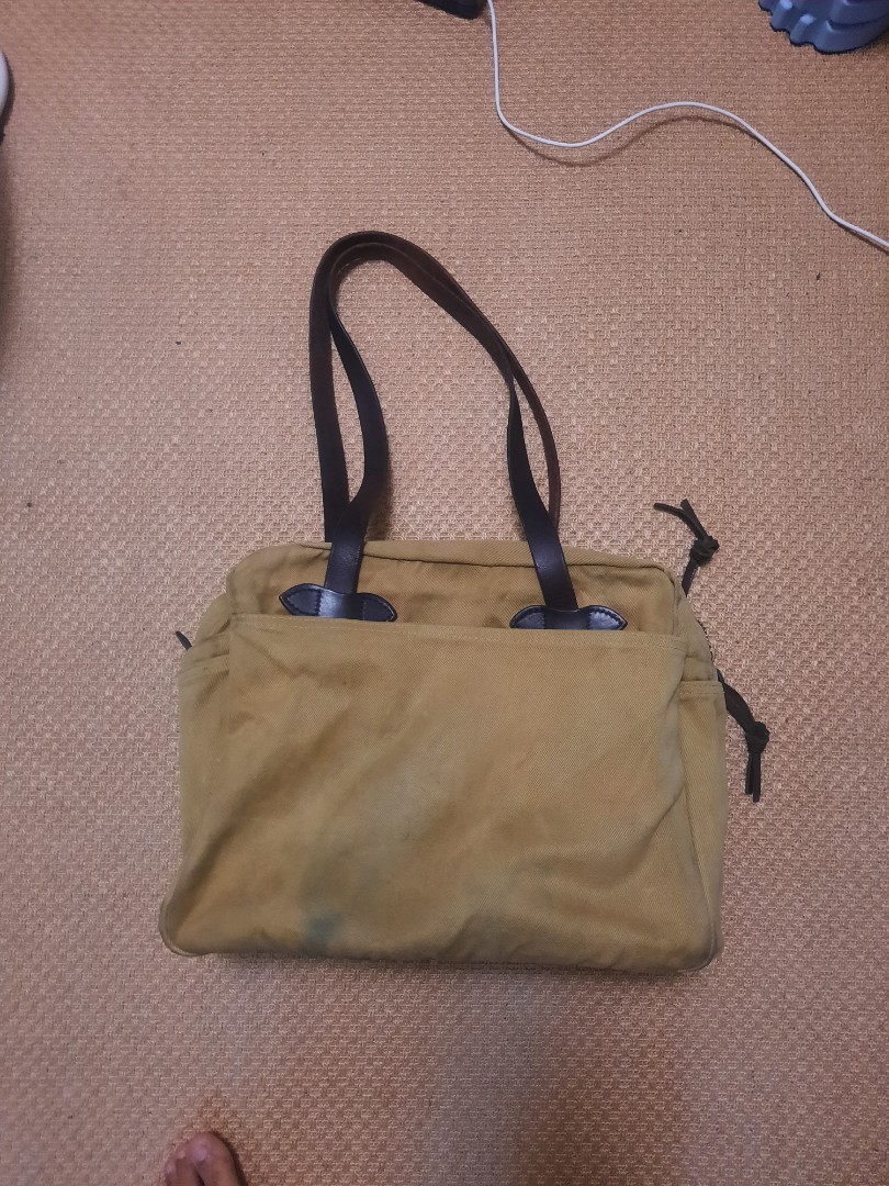 Filson zipper tote bag, Luxury, Bags & Wallets on Carousell