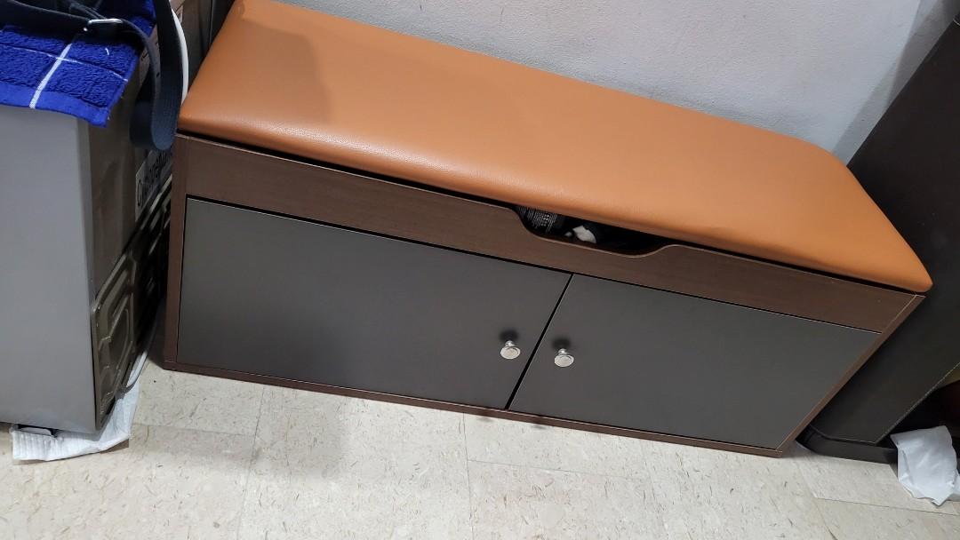 FOC Shoe Cabinet/Bench, Furniture & Home Living, Furniture, Shelves ...