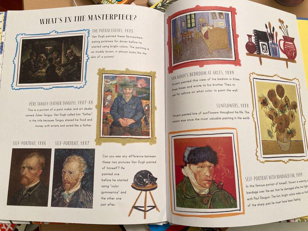 Frida Kahlo, Monet, Van Gogh- Portrait of an artist, 興趣及遊戲, 書本 & 文具 ...