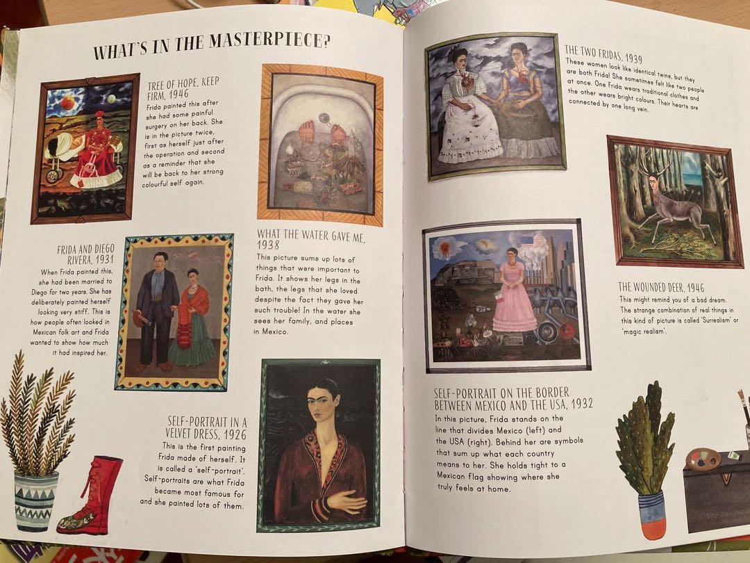 Frida Kahlo, Monet, Van Gogh- Portrait of an artist, 興趣及遊戲, 書本 & 文具 ...