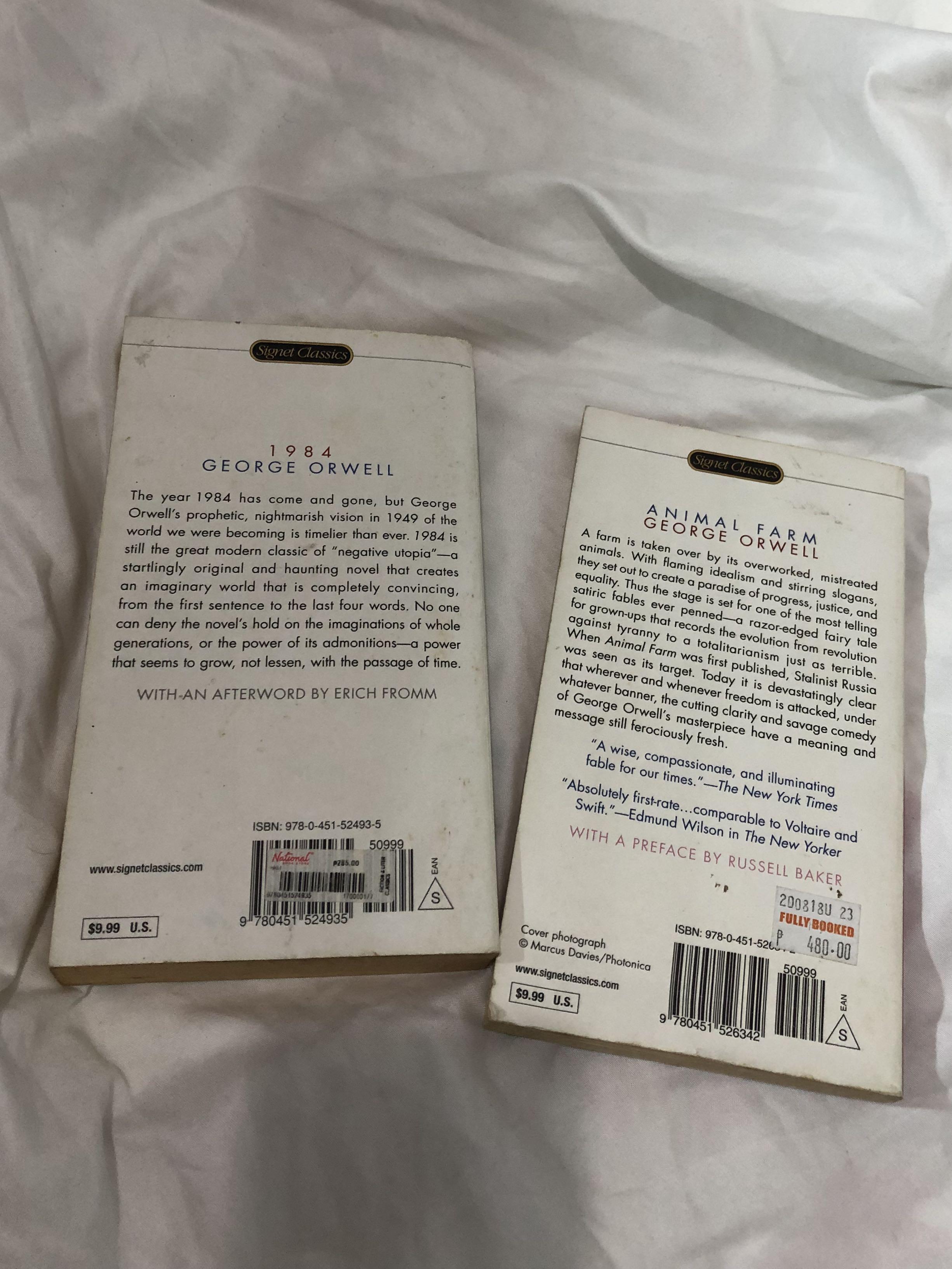 George Orwell Bundle (1984 and Animal Farm), Hobbies & Toys, Books ...