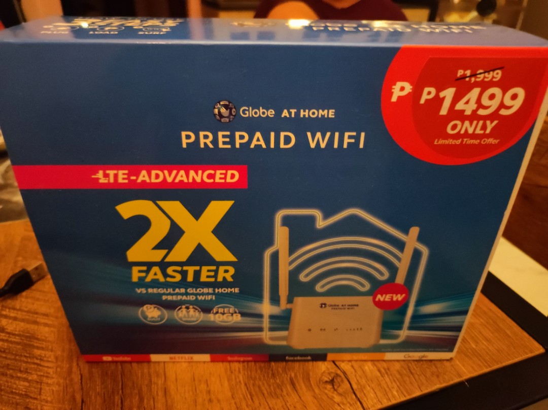 Globe At Home ZLT S12 Pro Openline LTE Advanced Modem, Mobile Phones ...