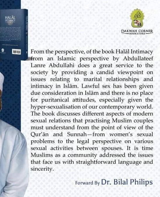 HALAL INTIMACY: From the Islamic Perspective ( Dr. Abu Ameenah Bilal ...