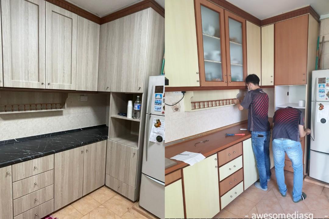 Home improvement/revamp/makeover. Quality Korean laminate film, Bodaq ...